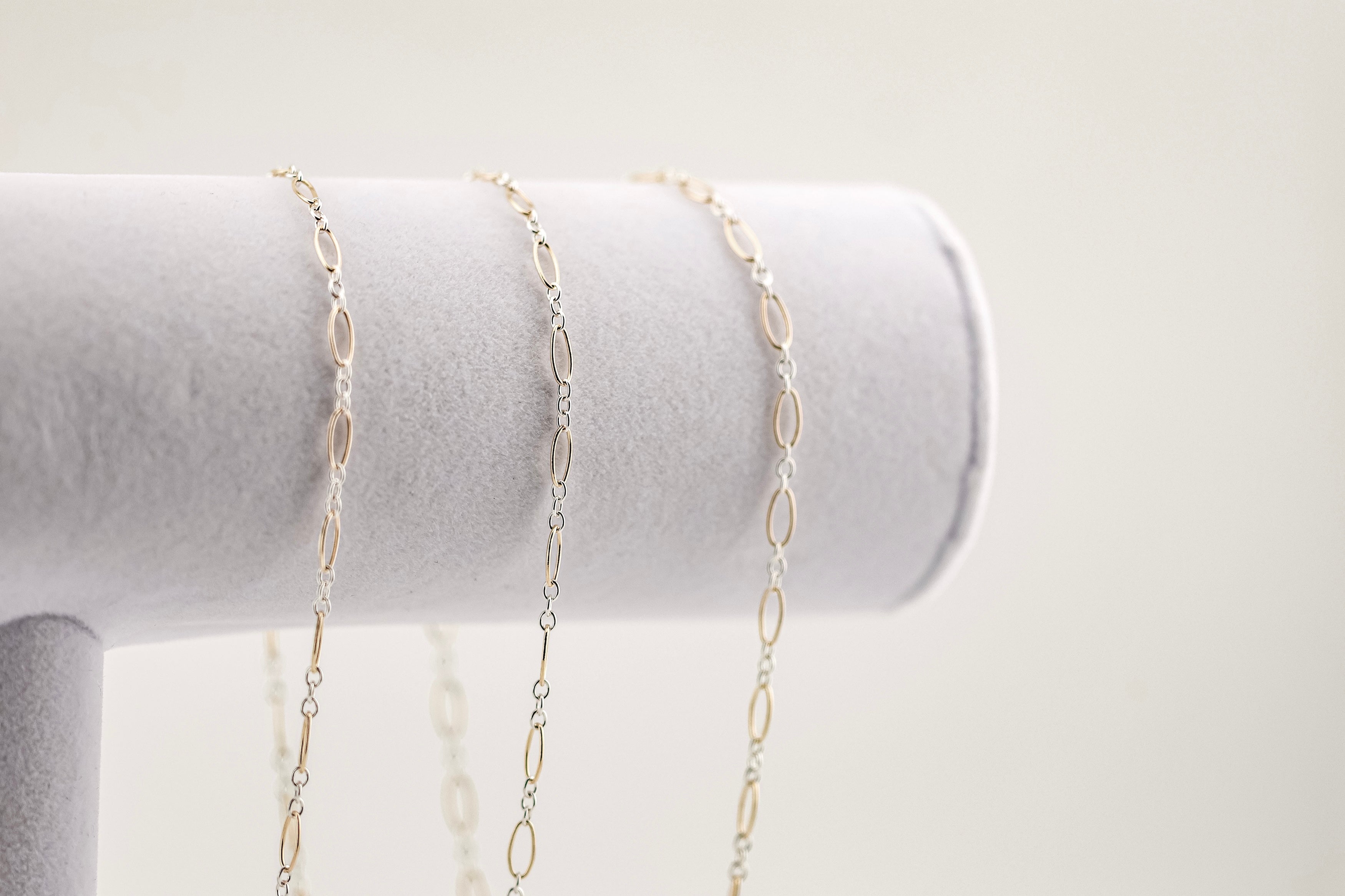 Adele - Mixed Metal – LINKED Permanent Jewelry Training & Supplies