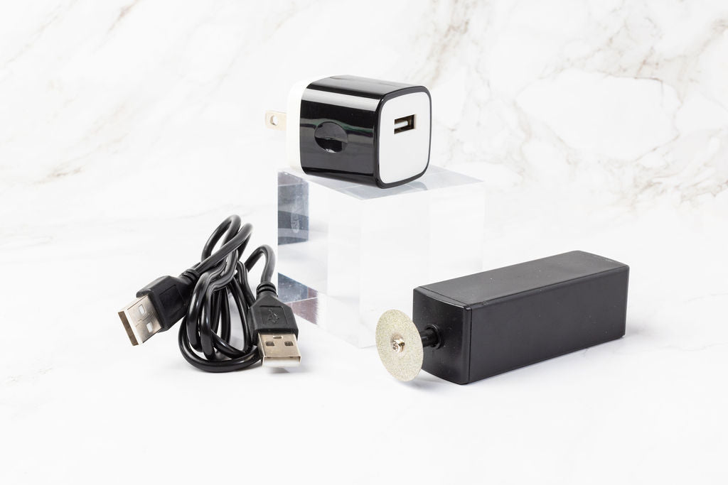 Dremel & 9v Charging Block – LINKED Permanent Jewelry Training & Supplies