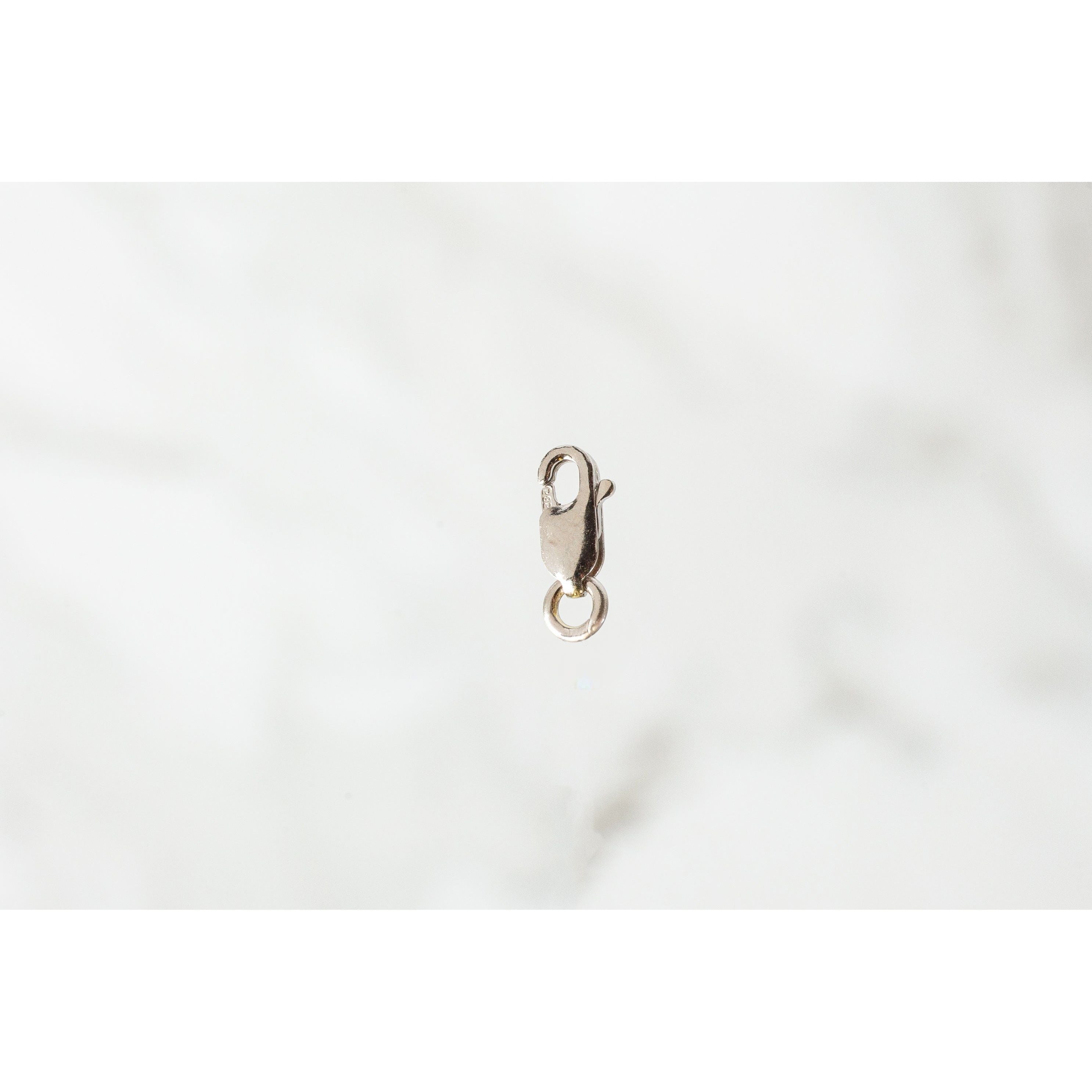 Oval Jump Ring Trigger Lobster Clasp - 14K Solid Gold (White) – LINKED ...