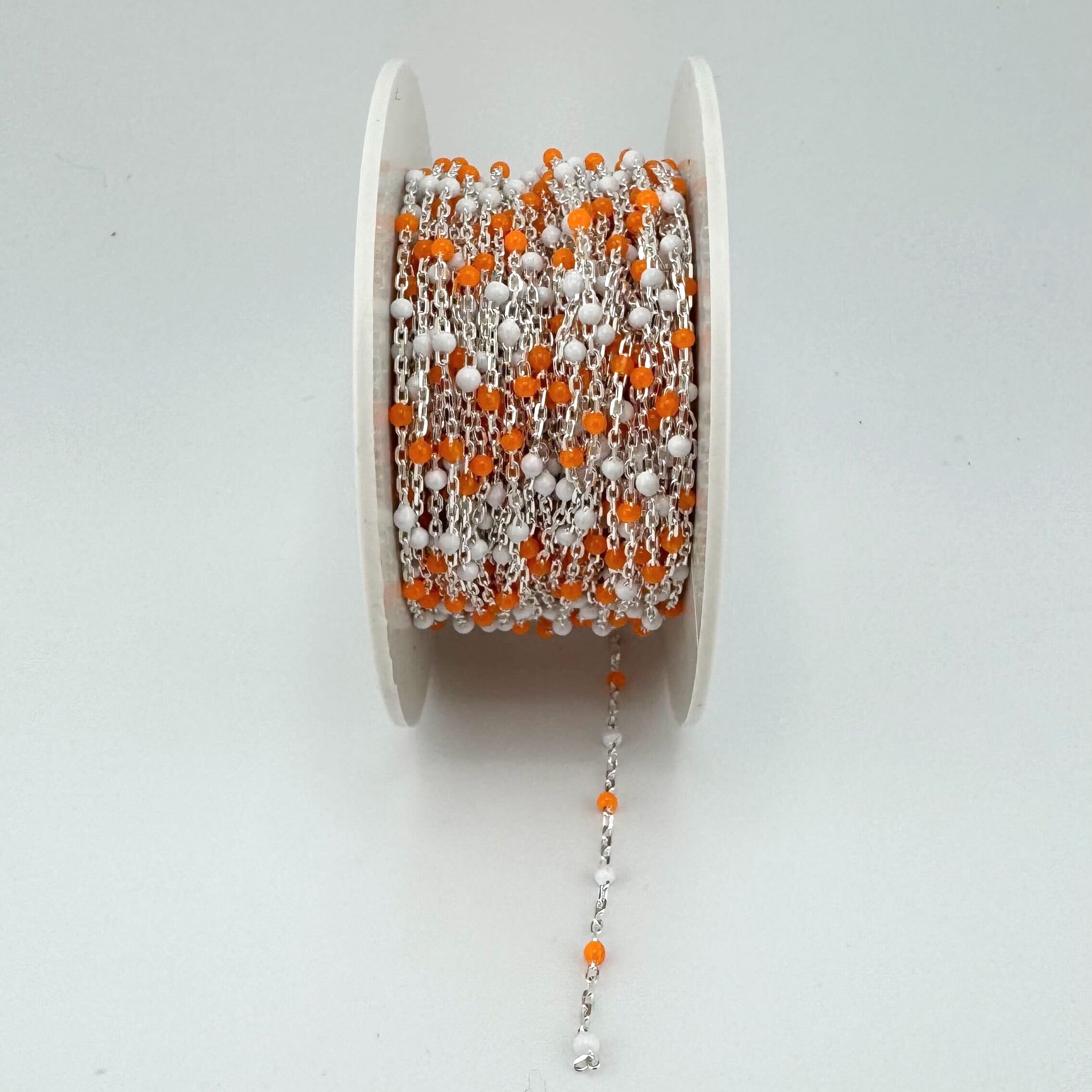 Nessee - Sterling Silver Enamel (Multicolor) – LINKED Permanent Jewelry ...